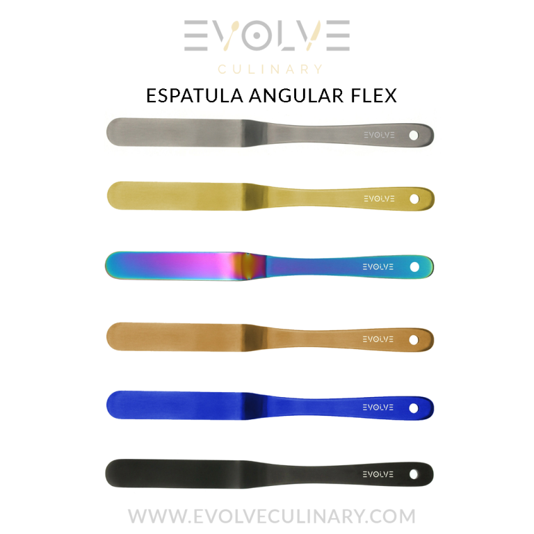 ESPÁTULA ANGULAR FLEX - Evolve Culinary