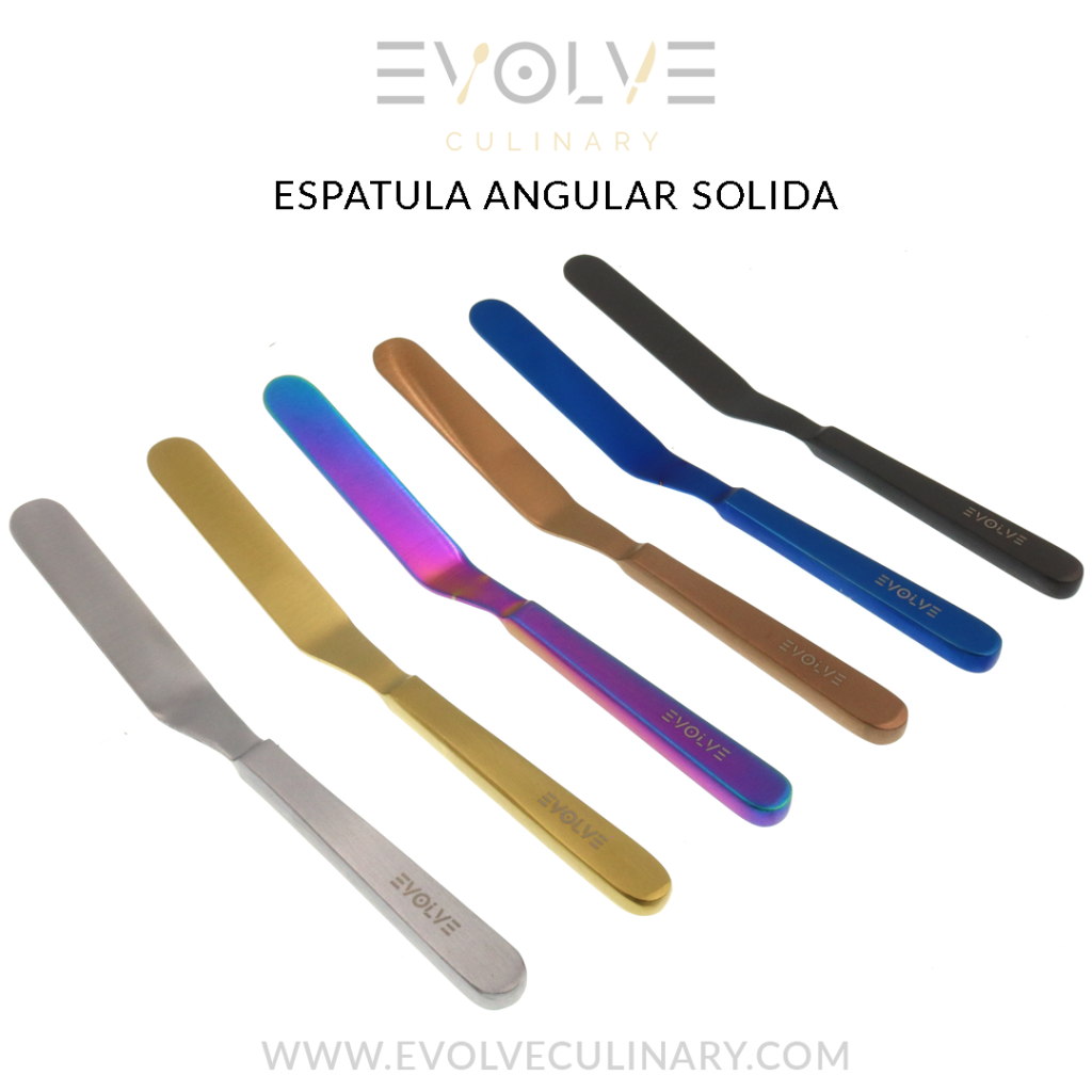 ESPÁTULA ANGULAR SOLIDA - Evolve Culinary